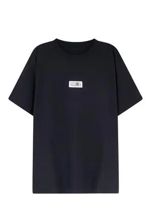 MAISON MARGIELA Numeric Cotton Tshirt - Black