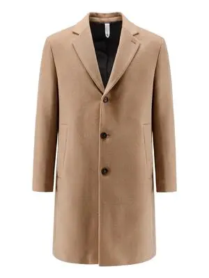 HEVO Cassano Virgin Sheep's Wool Coat - Beige