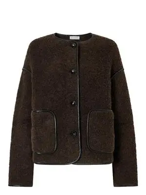 Altuzarra Irving Alpaca-blend Jacket - Brown