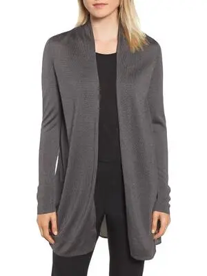 NIC+ZOE Reset Cardigan - Graphite