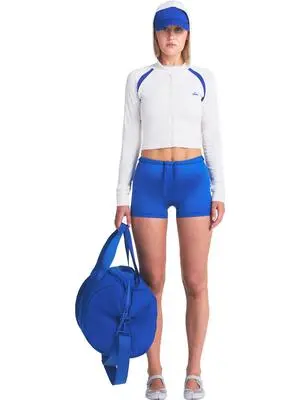 SKIMS Shrunken Zip Hoodie - Ivory