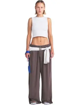 SKIMS SKIMS Wide Leg Pants With Sporty Side Stripes