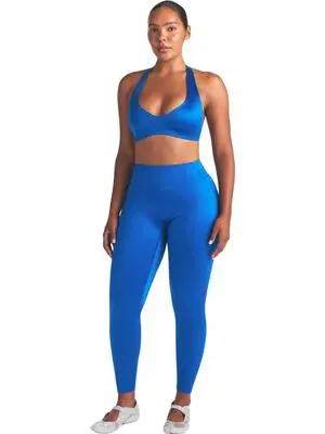 SKIMS Bonded Waist 26" Legging | Blue | | Nike Satin Shine - Cobalt