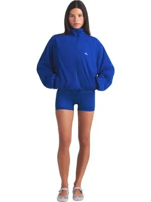 SKIMS Oversized Track Jacket | Blue | | Nike Stretch Nylon - Cobalt