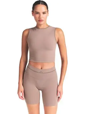 SKIMS Ribbed Seamless Muscle Tank Top - Driftwood