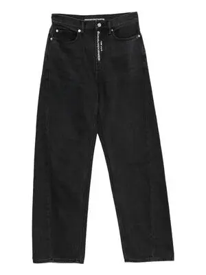Alexander Wang Denim Wide-leg Jeans - Black