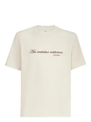 BRUNELLO CUCINELLI Brunello Cucinelli Neutrals T-Shirts & Vests - T-Shirts Men