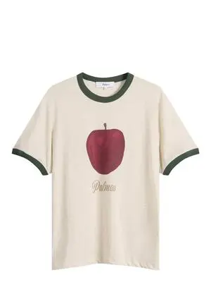 PALMES Apple Ringer T-shirt - Broken White