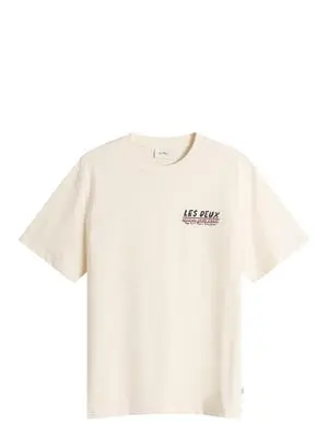 LES DEUX Record T-shirt - Ivory