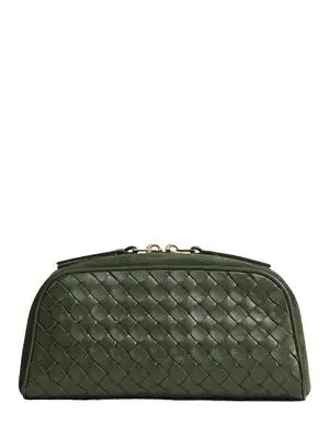 Bottega Veneta Small Pochette Knot Clutch - Verde