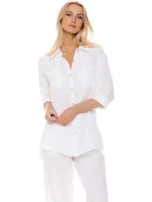 Helen Jon Island Shirt - White