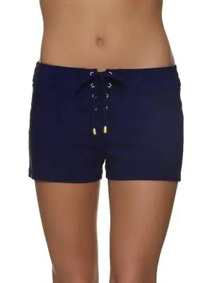 Helen Jon 3" Lace-up Board Short - Navy