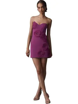 HELSI Gia 3d Mi Dress - Medium Pink