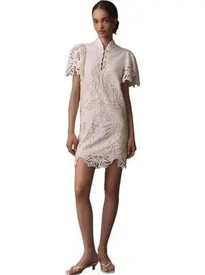 Mestiza New York Elliana Lace Mi Dress - Ivory