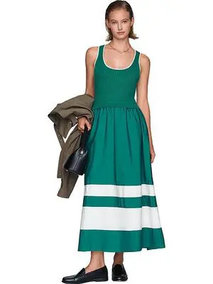 Anthropologie Thea Twofer Sweater Dress - Green