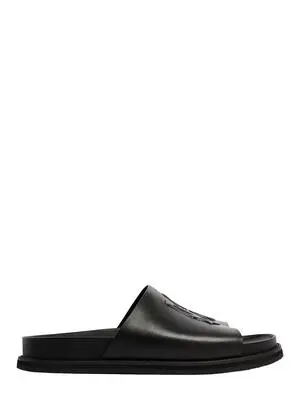 AMIRI Amiri Black Calfskin MA Sandals