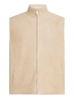 RALPH LAUREN PURPLE LABEL Ralph Lauren Purple Label Reversible Lambskin Gilet
