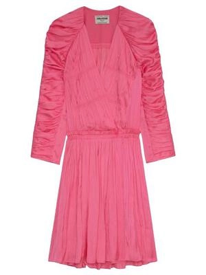 Zadig&Voltaire Realine Satin Dress - Rubber