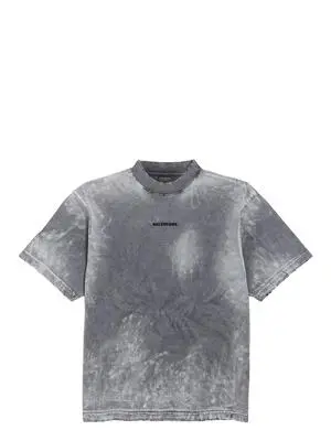 Balenciaga Back Medium Fit T-shirt - Black
