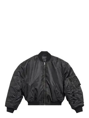 Balenciaga Standard Bomber Jacket - Black