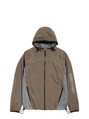 Balenciaga Techwear Zip-up Jacket - Grey