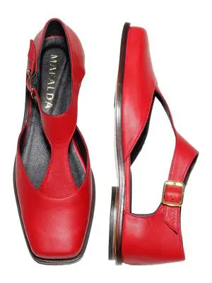 MAFALDA Carlota Flat Shoes - Red