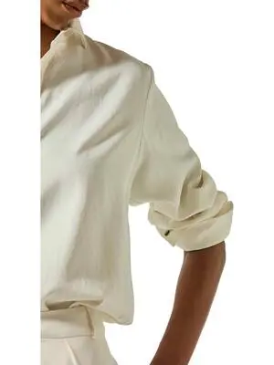 Serena Bute George Shirt - Ecru