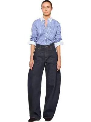 Serena Bute Barrel Leg Jeans - Navy