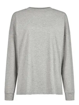 Serena Bute Classic Cotton Long Sleeve T-Shirt Grey