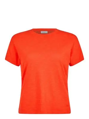 Serena Bute Cotton Short Sleeve T-shirt - Red