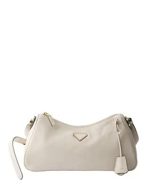Prada Aimée Large Nappa Leather Bag - Neutral