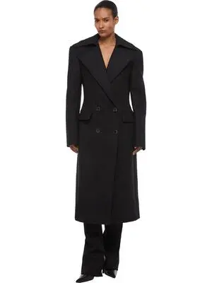 Helmut Lang Sculptural Coat - Black