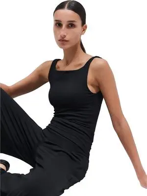 ME+EM ME+EM Square-Neck Slim Bodysuit