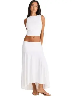 SASHA THERESE Sasha Therese Talia Maxi Skirt White