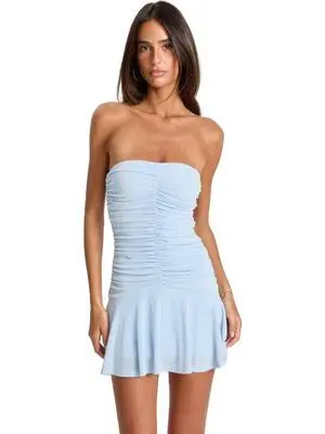 SASHA THERESE Elsie Mini Dress - Blue
