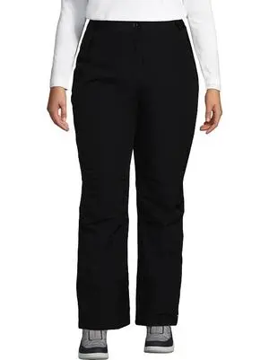 LANDS' END Lands' End Squall Waterproof Insulated Snow Pants Black