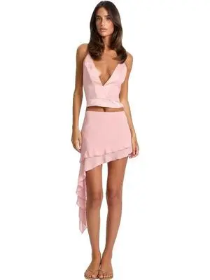 SASHA THERESE Rue Mini Skirt - Pink