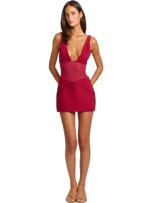 SASHA THERESE Juno Mini Dress - Red