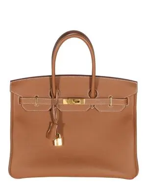HERMÈS Gold Togo Birkin 35 GHW