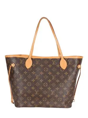 LOUIS VUITTON Monogram Canvas Neverfull Mm Tote Bag - Brown