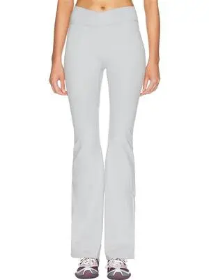 437 The V Flare Leggings - Heather Grey