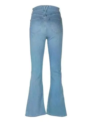 Veronica Beard Carson Flared Jeans - Blue