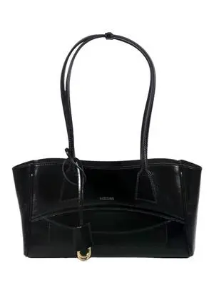HIDESINS Basset Leather Shoulder Bag - Black