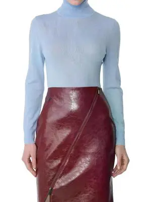 TOCCIN Alma Roll-neck Long-sleeve Sweater - Blue