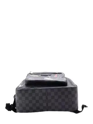 LOUIS VUITTON Josh Limited Edition Renaissance Map Damier Graphite Backpack - Black