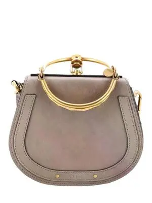 Chloé Nile Leather Small Crossbody Bag - Brown