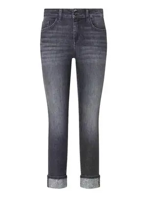Liu Jo Skinny Jeans With Jewel Embellishments - Grey