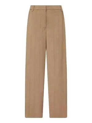 Liu Jo LIU JO Balloon Pants In Herringbone Fabric Neutrals