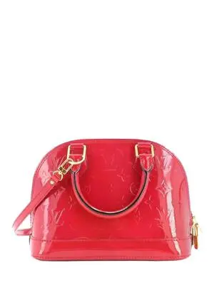 LOUIS VUITTON Alma Handbag Monogram Vernis Bb - Pink