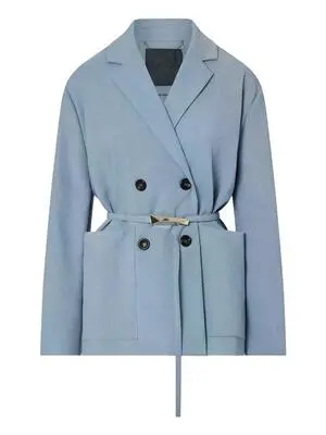 Liu Jo Unstructured Mélange Jacket - Blue